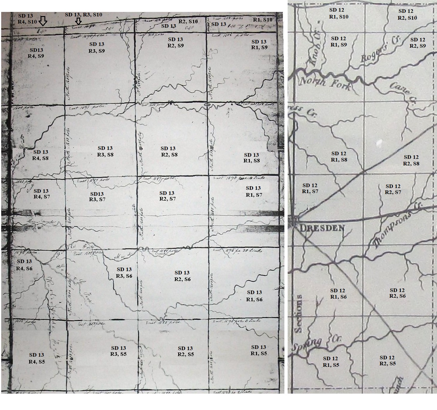 Traces of Weakley: Weakley County's Surveyor Districts, Ranges and Sections